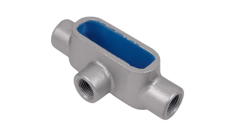 Ocal by ABB T67SA-R PVC Coated Conduit Body, T Shape, Form 7, 2 Inch ...