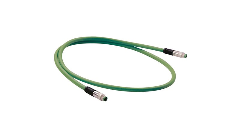 HARTING 2134C7C7477015 M8 D-code Double Ended Omolded Cable,4pin ...