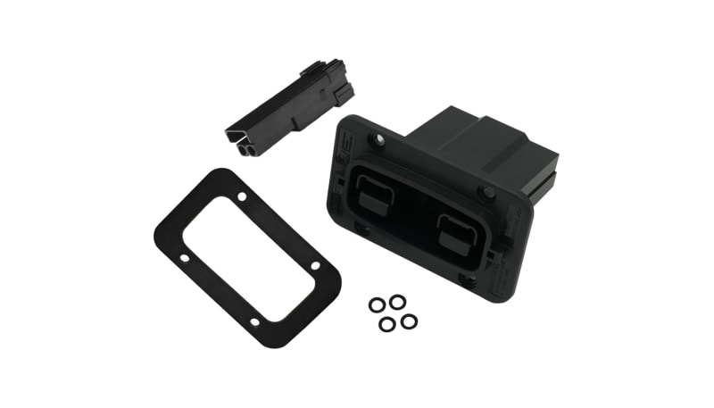 Anderson Power Products SBSX75A-PMREC-KIT-BLK Connector,SBS-X-75A PANEL ...