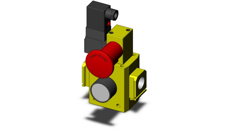 SMC Corporation AVL4000-N04P-3DZ-R VALVE, SOFT START LOCKOUT, PNEUMATIC ...