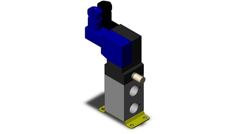 SMC Corporation VEX3121-025DZ-FN VALVE, PROPORTIONAL, 3 PORT 3 POSITION ...