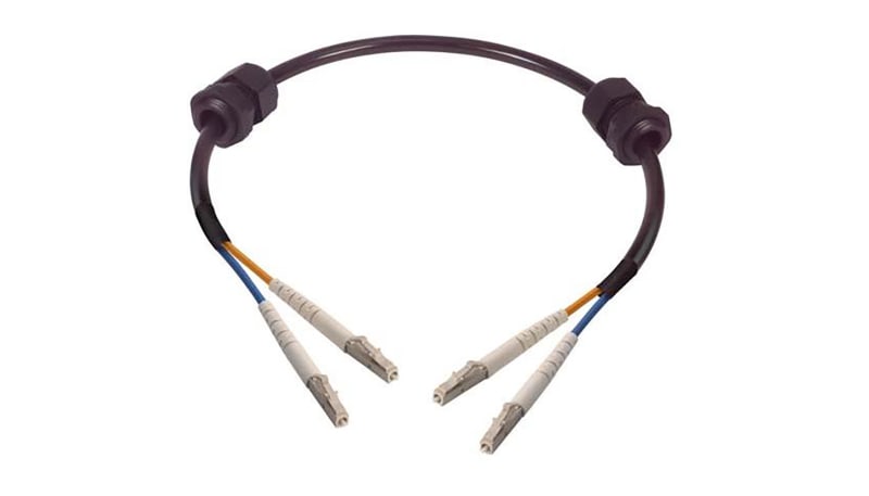 L-com FODLCG-03 OM1 62.5/125Fiber Cable with GrommetsDual LC / Dual LC3.0m-