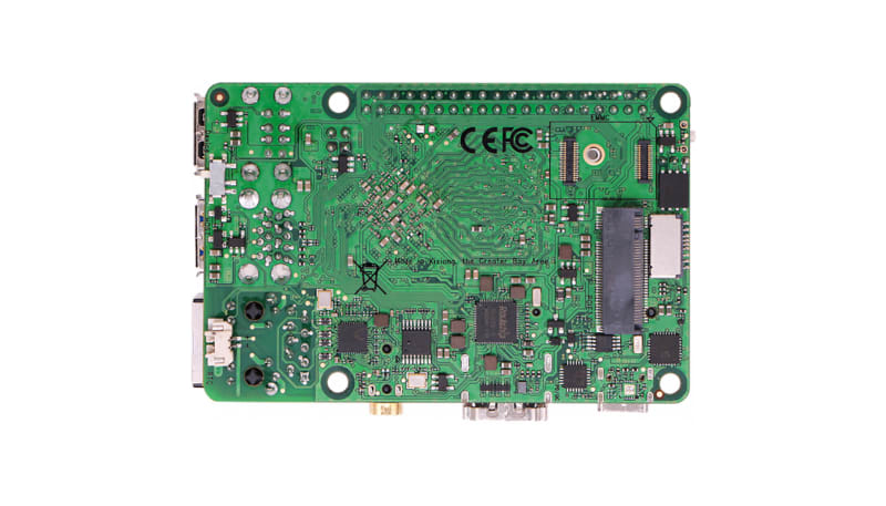 OKdo RS117-D2P1 ROCK 3 Model A Single Board Computer, RK3568, 2 GB LPDDR4