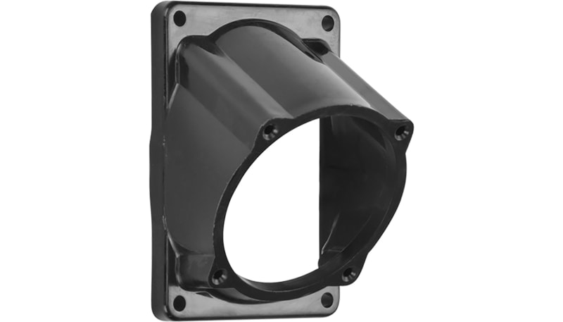 Meltric 553M3 ANGLE ADAPTER 30 DEGREE POLY BLACK SIZE 3