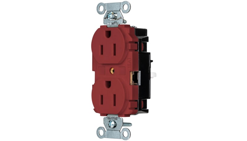 Hubbell Wiring Device-Kellems 5252STR EdgeConnect, Receptacle, Comm ...