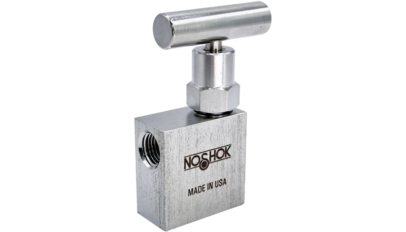 NOSHOK 102-FFAS-P2 Mini Valve, HS, 1/4 NPT (F) - 1/4 NPT (F) Angle, 316 ...