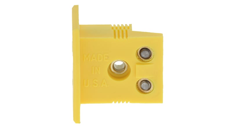 Omega Engineering MPJ-K-F SUB-MINI PANEL JACK,YELLOW , Panel Mount ...