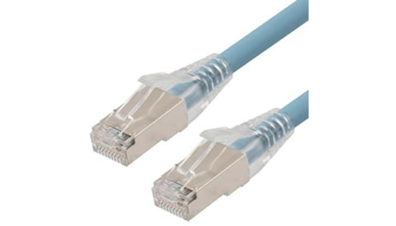 L-com TRD695TAADSZ-BLU-3F Cat6 TAA RJ45 SF/UTP 26STR LSZH BLU 3F