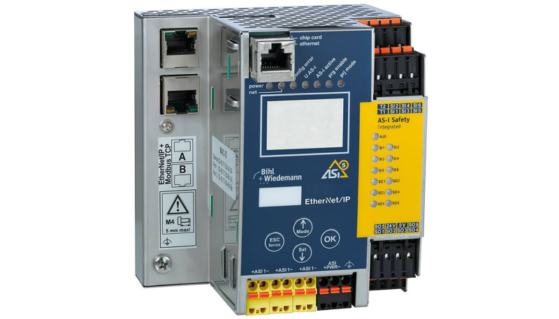 Bihl+Wiedemann BWU3960 ASi-5/ASi-3 EtherNet/IP + ModbusTCP Gateway ...