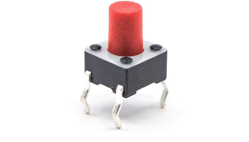 E-Switch / RS PRO TL1105CF250Q Tactile Switch, SPST-NO, OFF-(ON), 50 mA ...