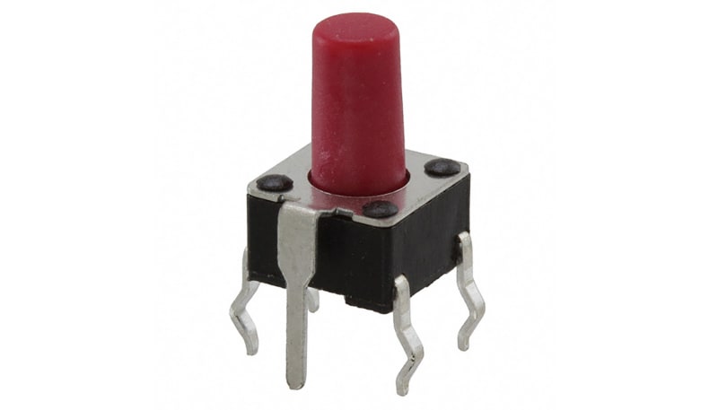 E-Switch / RS PRO TLE1105BF250Q Tactile Switch, SPST-NO, OFF-(ON), 50 ...