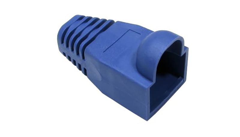 RS PRO 2662648 BLUE RJ45 SNAGLESS BOOT-10PK