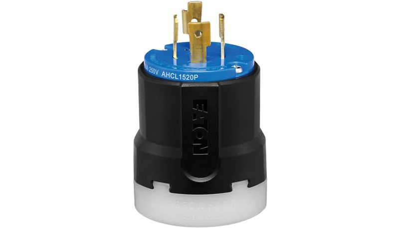 Arrow Hart AHCL1520P CCL Plug 20A 250V 3PH 3P4W-BL&BK