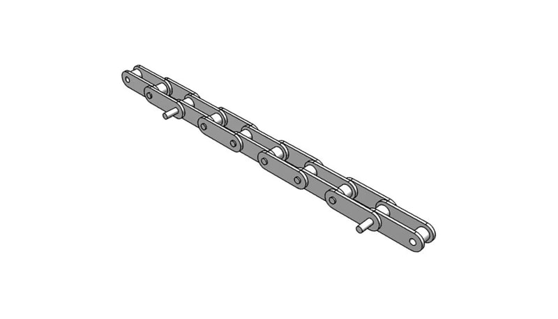 PEER Chain C2060HR X 10 FT D-1 E6PIN Roller Chain, C2060 HEAVY RIV X 10 ...