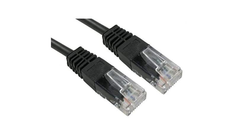 RS PRO 2863676 20M CAT5E PATCH CABLE - BLACK