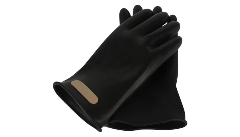 Bussmann by Eaton GLV-BK-C00-1108 Electrical Gloves, Black, Class 00 ...