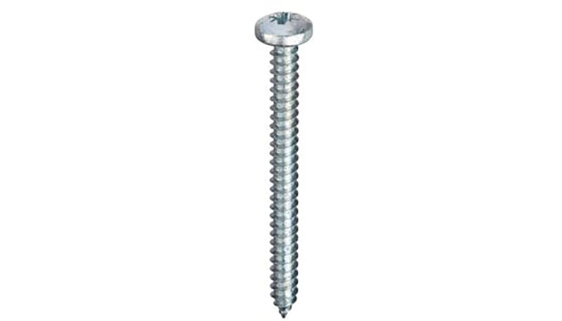 RS PRO 2874078 Self Tapping Screws, 6X1.1/2 (3.5X38mm) Pan Head, Bright ...