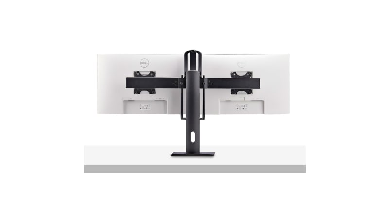 StarTech.com 2MC1S-MONITOR-STAND Crossbar Dual Monitor Desk Stand ...
