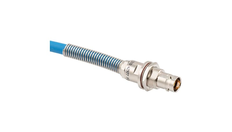 L-com LC3MSA00596-12 LSZH Bend Relief 3-Lug TRB Non-Insulated Bulkhead