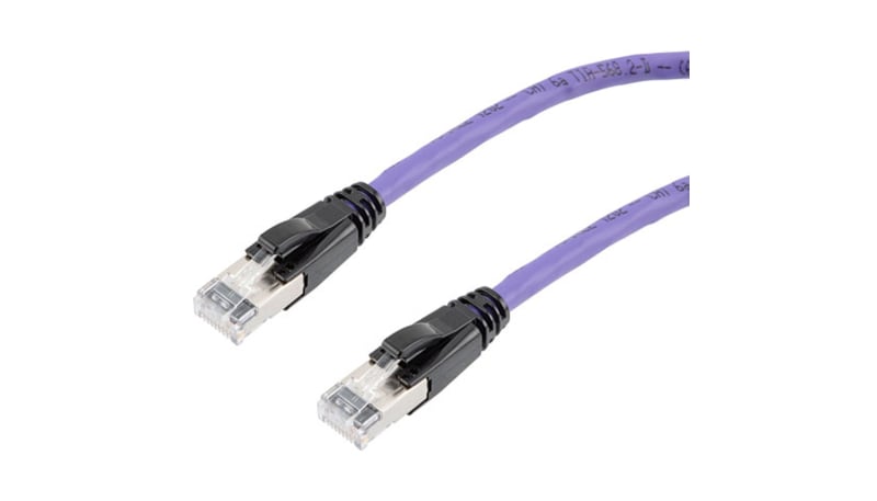 L-com TRD626ASR-VLT-50F Cat6a FUTP RJ45 CMR CMG 26AWG VLT 50F