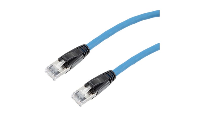 L-com TRD626ASZ-BLU-5F Cat6a FUTP RJ45 CMX LSZH 26AWG BLU 5F
