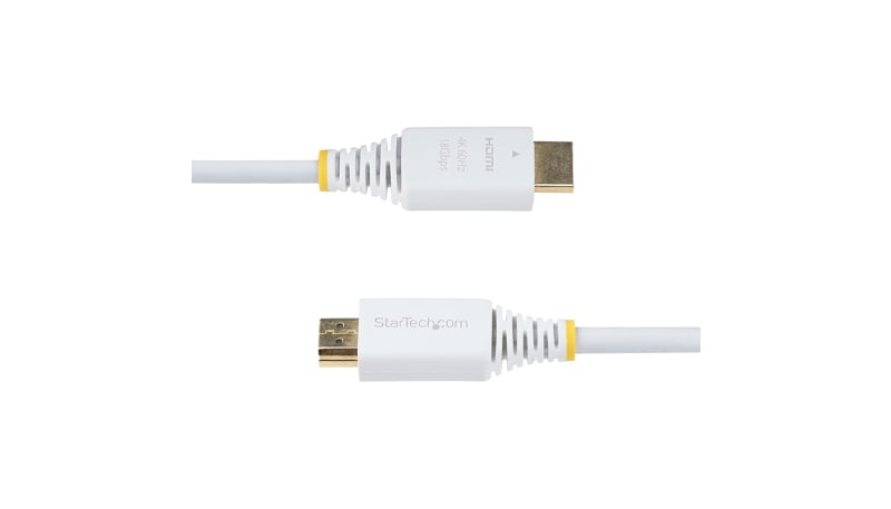 StarTech.com HDMI2-CABLE-4K60-10W HDMI Cable, Braided Aluminum-Mylar ...