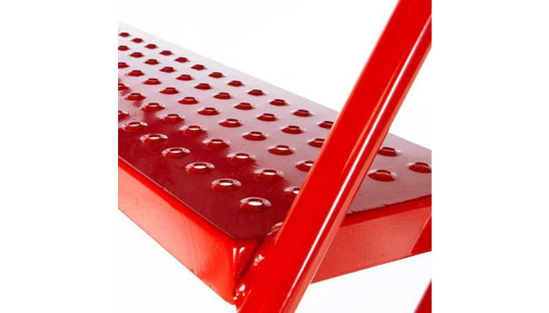 RS PRO 285118 6 TREAD STEEL PRO MOBILE STEP - PUNCHED
