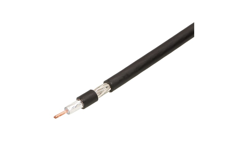 Molex Woodhead/Brad 100063-1200 MLX Coaxial Cable, 17 AWG BC PE Foam ...