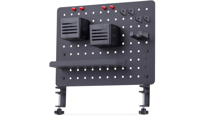 StarTech.com 1612B-DESK-PEGBOARD Clamp-On Pegboard with Accessories, 16 ...