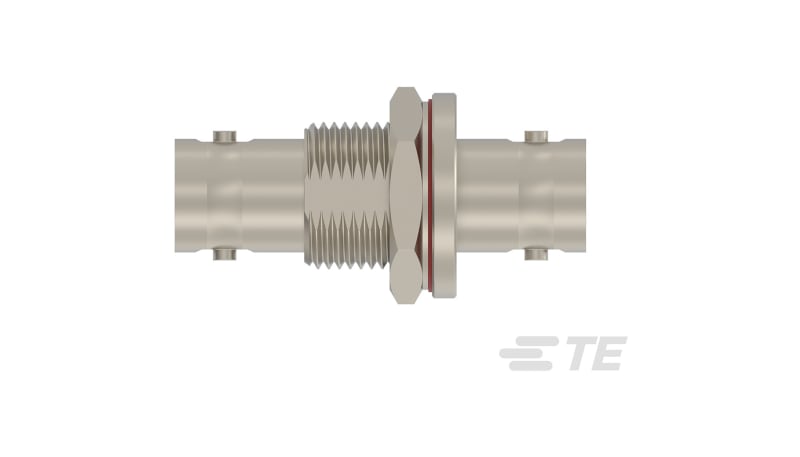 TE Connectivity 2503387-1 BNC Jack to BNC Jack Straight Bulkhead Connector Hermetically Sealed