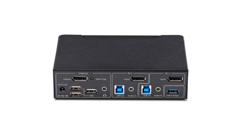 StarTech.com P2AD122-KVM-SWITCH DisplayPort KVM Switch, 2-Port, 4K 60Hz ...