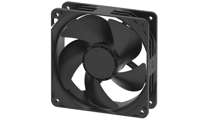 Sunon Fans EFC0382B2-1000U-S9H DC Fan, 120x120x38mm, 24V, 116 CFM, Ball ...