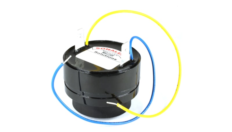Mallory Sonalert SCE016LD3VC1F Buzzer, 6-16VDC, 85-95DB, Continuous ...