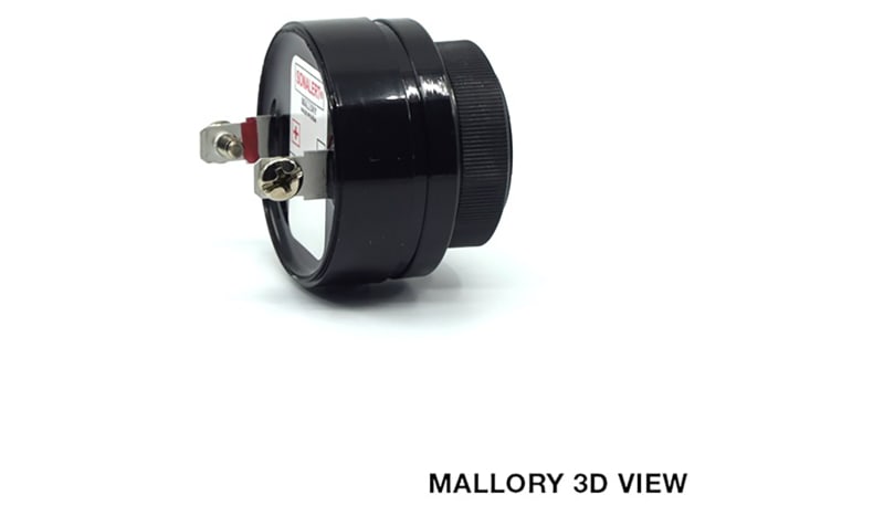 Mallory Sonalert SCE120LA3DP2S Buzzer, 48-120AC 85-95DB, Fast Double ...