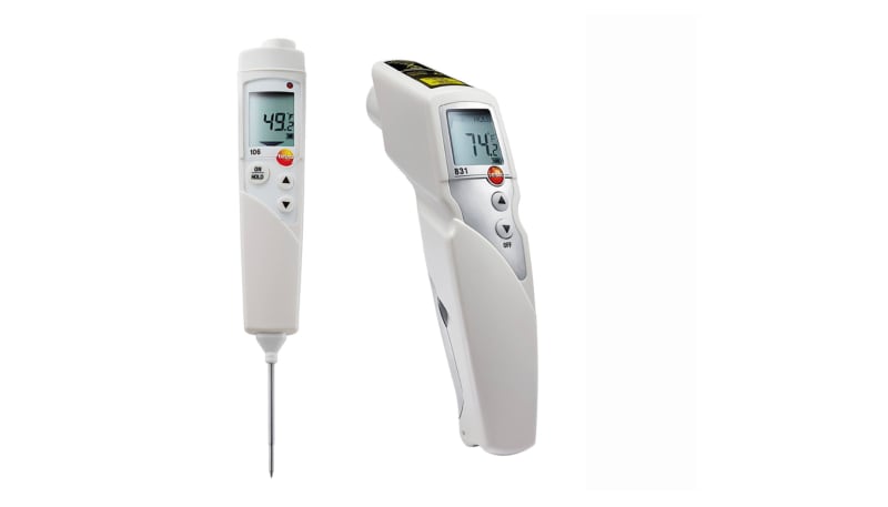 Testo 0563 8315 831 IR Thermometer Kit with 106 Penetration Thermometer