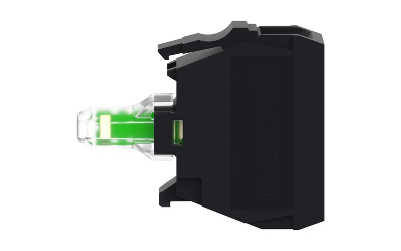 Schneider Electric ZBVB1 Light Module, LED, White, 24V, Screw, Harmony ...