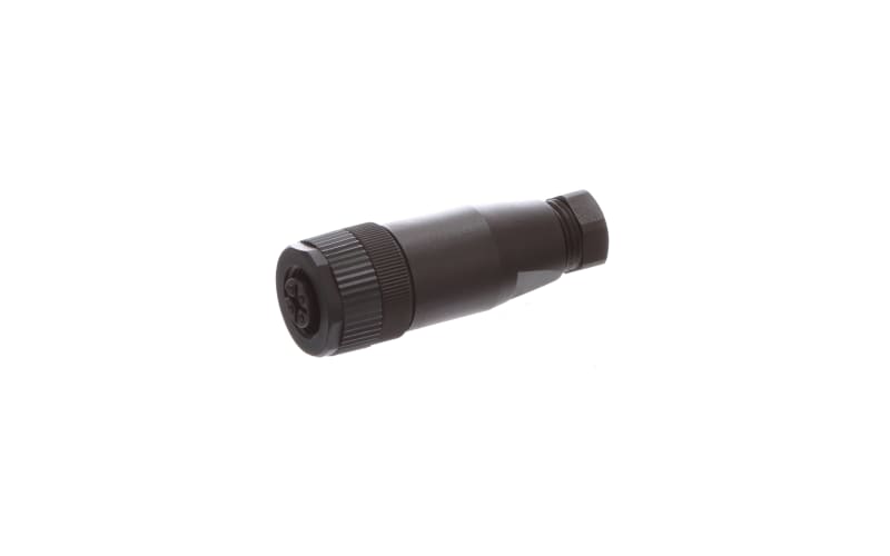 Turck B 8141-0 Circular M12 Socket, 4 Position, Screw Terminal, 4A ...