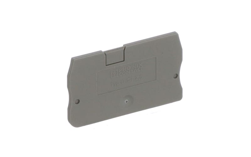 Phoenix Contact 3030417 End Cover Term Blk Gray 48.6 mm L 2.2 mm W 29.1 ...