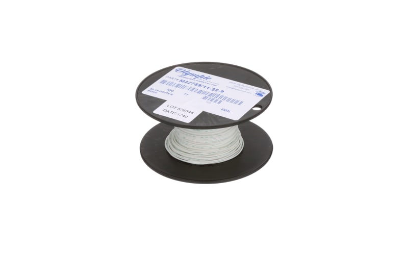 Olympic Wire and Cable Corp. M22759/11-22-9 Hook-Up Wire, 22 AWG, 19x34 ...