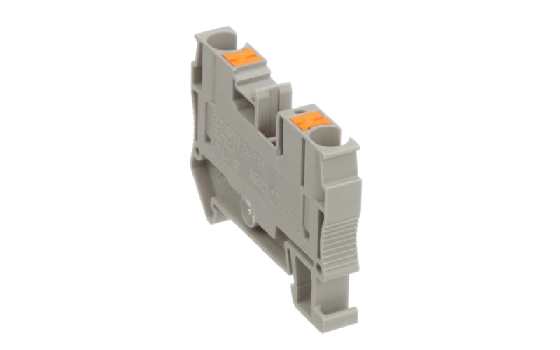 Phoenix Contact 3211813 Term Block DIN Rail Feed Thru Push-In Conn 20-8 ...