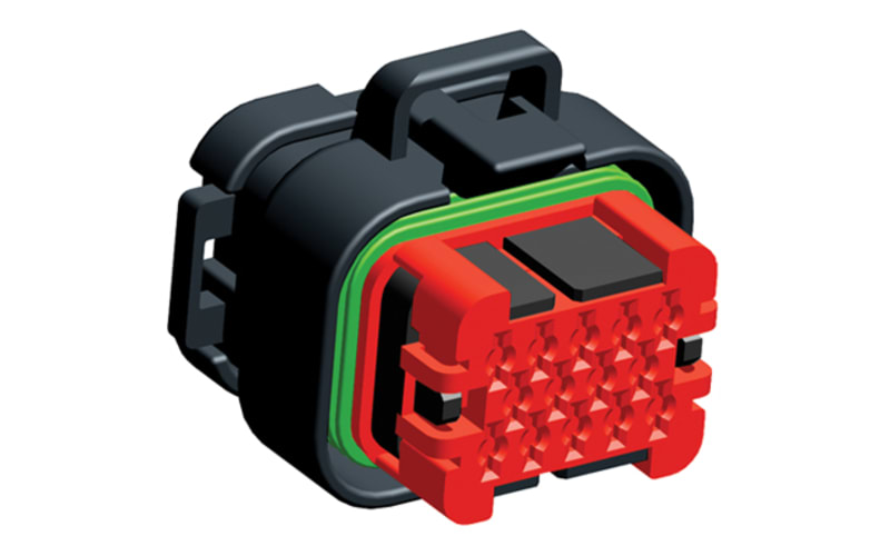 TE Connectivity 776273-1 Plug Housing for Female Terminals, 14-Pos, 4mm ...