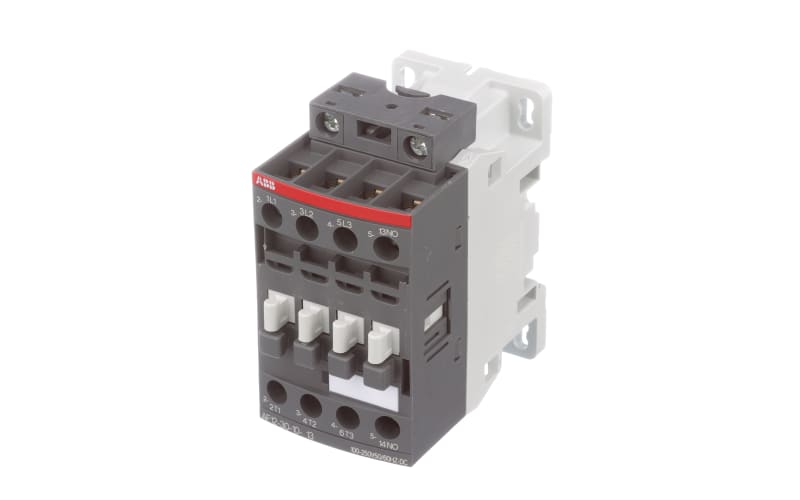 ABB AF12-30-10-13 AF12 3 Pole Contactor, 12.5 A, 7.5 kW@ 600 V, 100 - 250 V ac/dc Coil