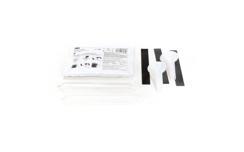 3M 82-A1N Power Cable Splice Kit, Inline Resin, Up to 2-8 AWG, Black ...