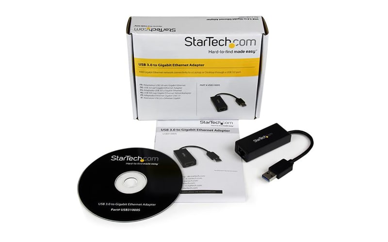StarTech.com USB31000S USB 3.0 to Gigabit Ethernet Adapter - 10/100 ...