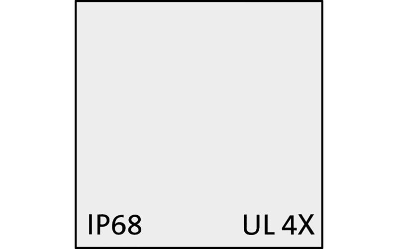 icotek 41251 Cable Grommet, Gray, For Round Cables, IP68, 21mmL x 21mmW ...