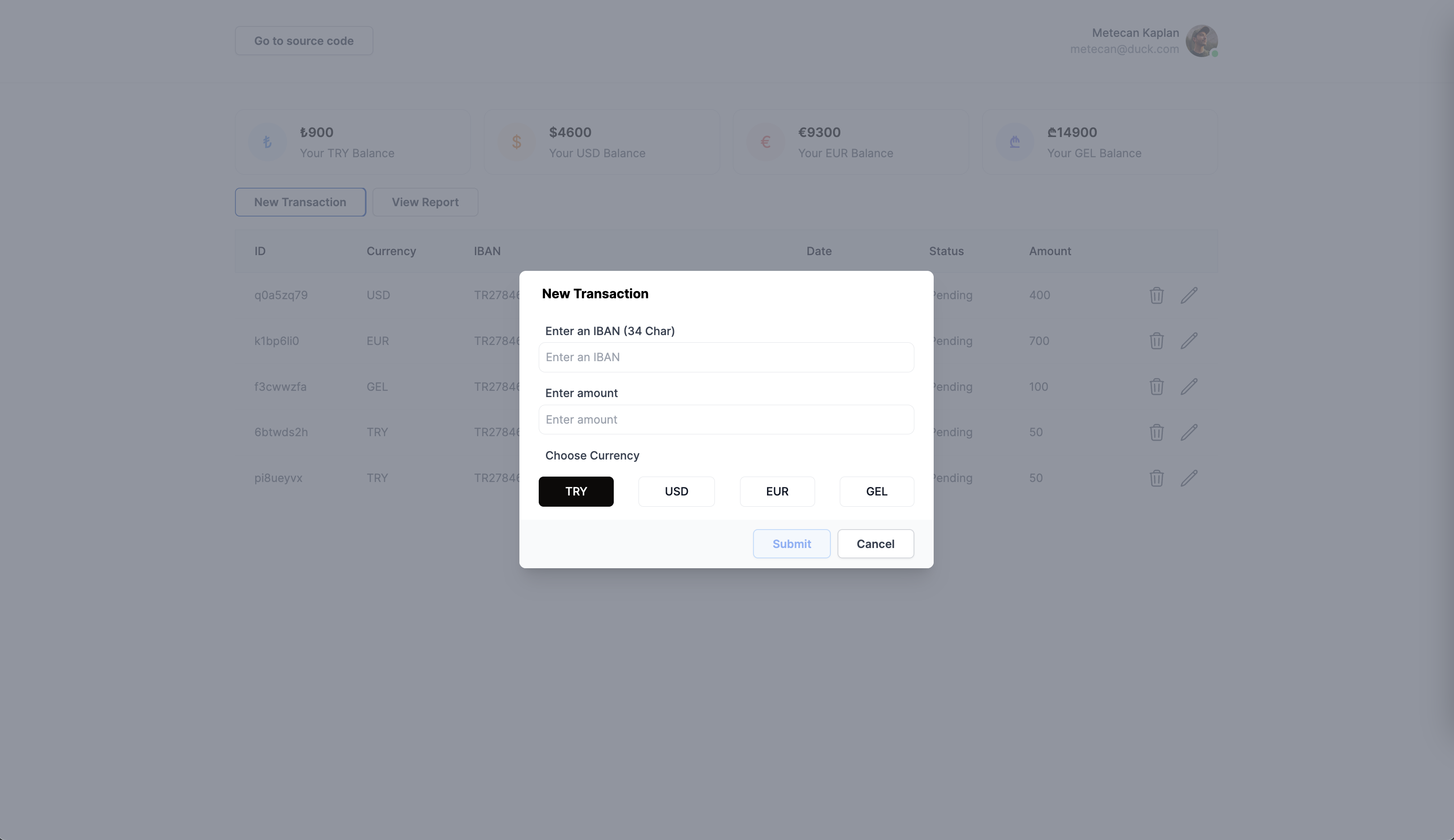 GitHub - metecan/simple-bank