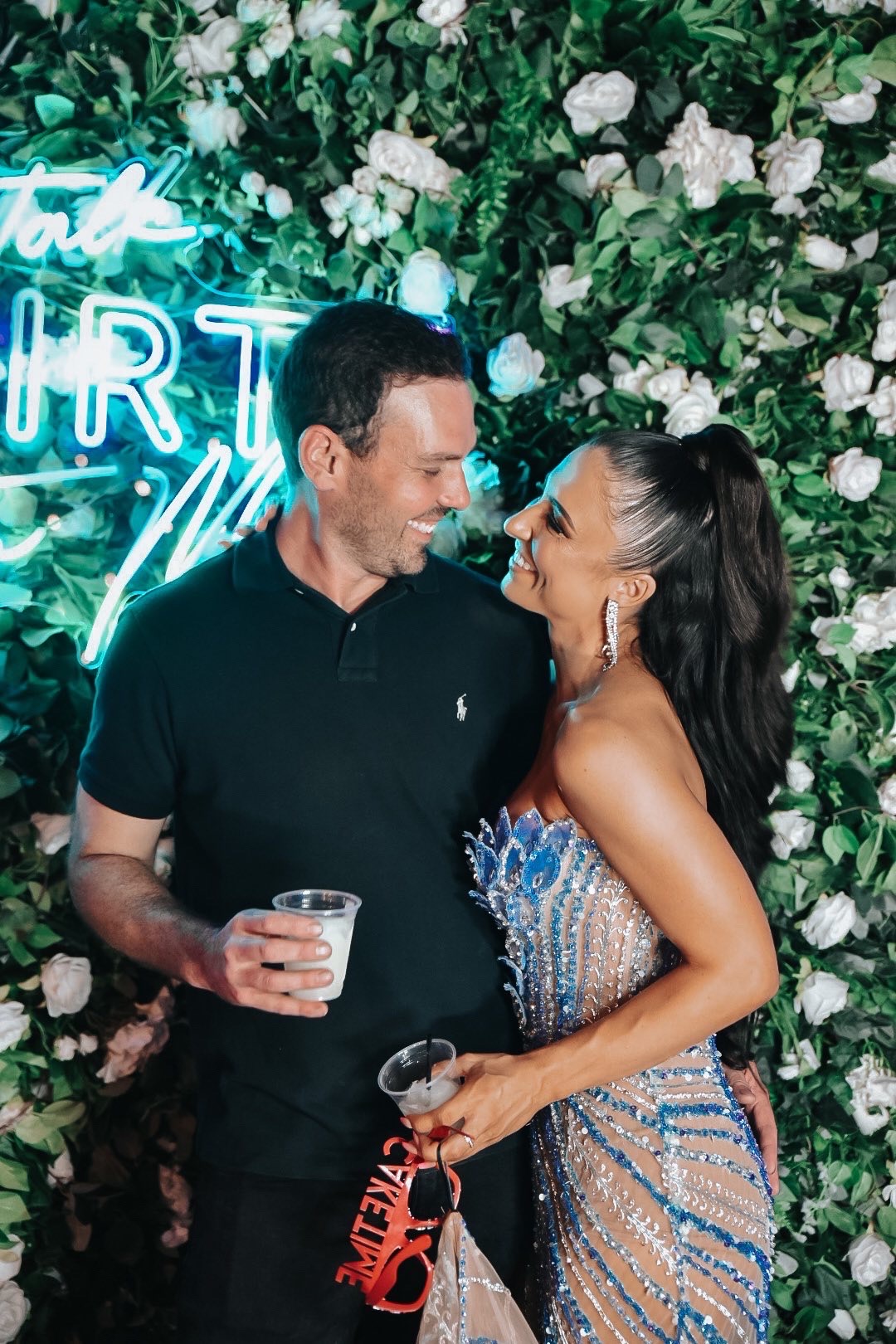 Albina Dyla - Magnifique Gown (embellished leaf gown) - Blue | All The ...