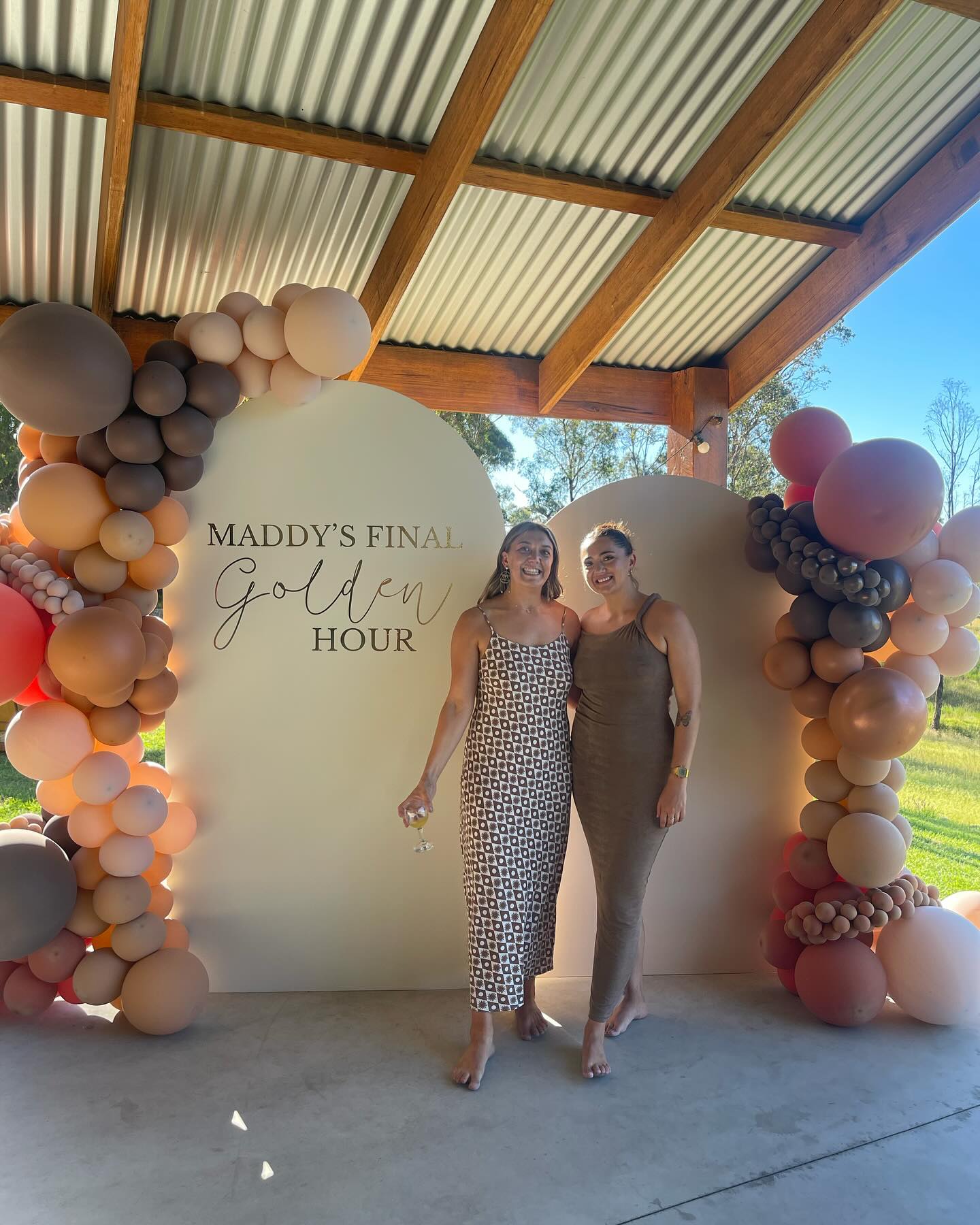 Johansen - Long Poppy Dress Taupe | All The Dresses