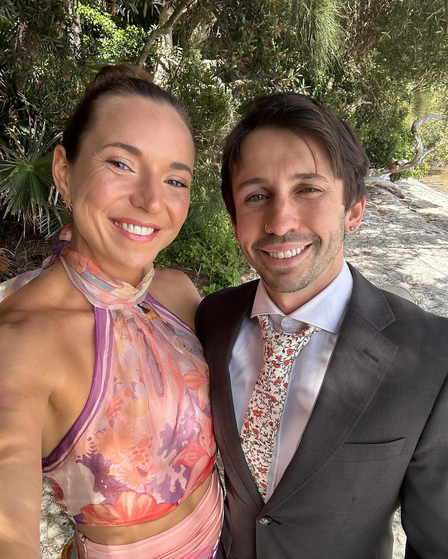 Leo Lin - Evie Halter Bow Tie Top - Neptune Print in Coral | All The ...