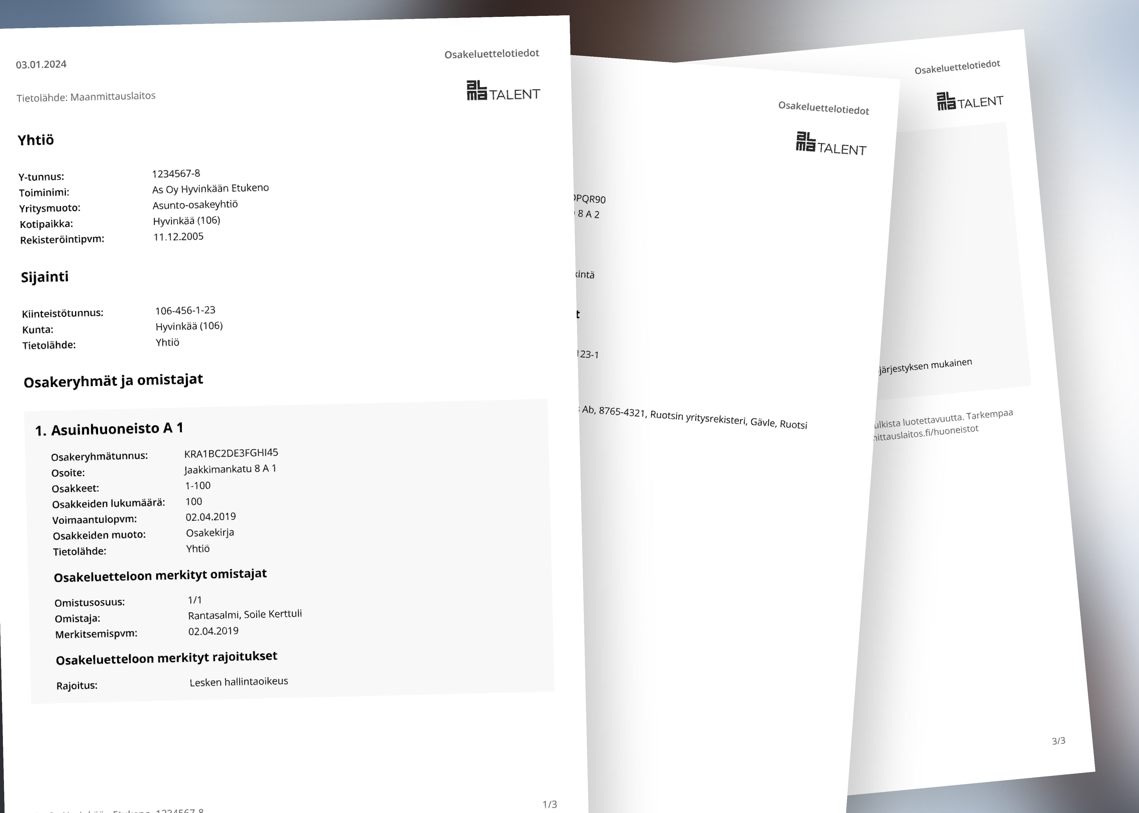 HTJ-tuotteet - Alma Insights